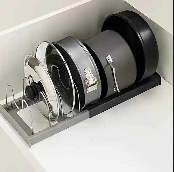 Retractable Pan/Lid Organizer – Luxury Homes Collections