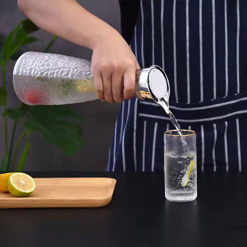 Embossed acrylic pitcher jars 1000ml – Luxury Homes Collections
