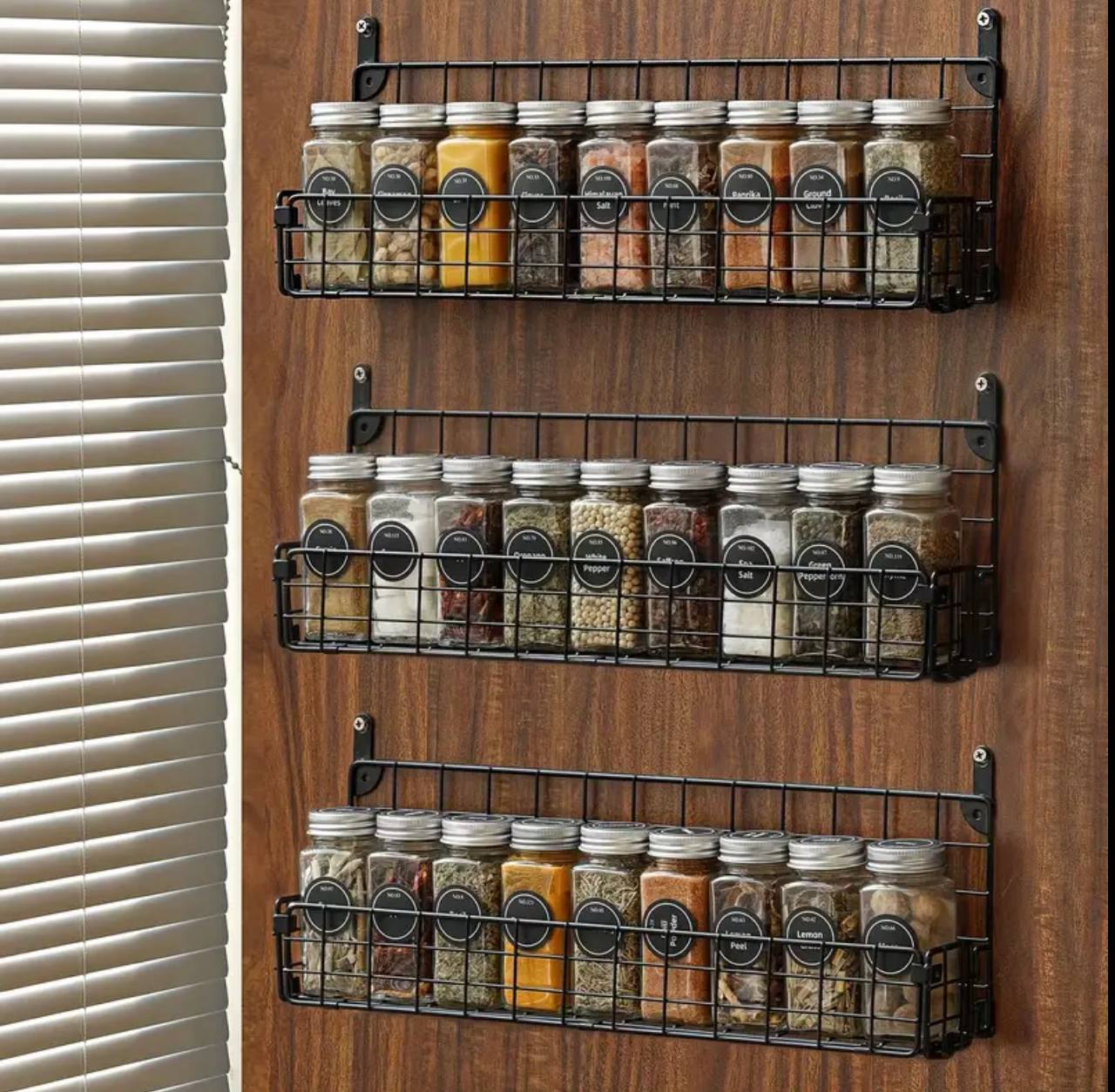 High Quality 4 tier Wall-Mounted Metal Spice Rack – Luxury Homes ...