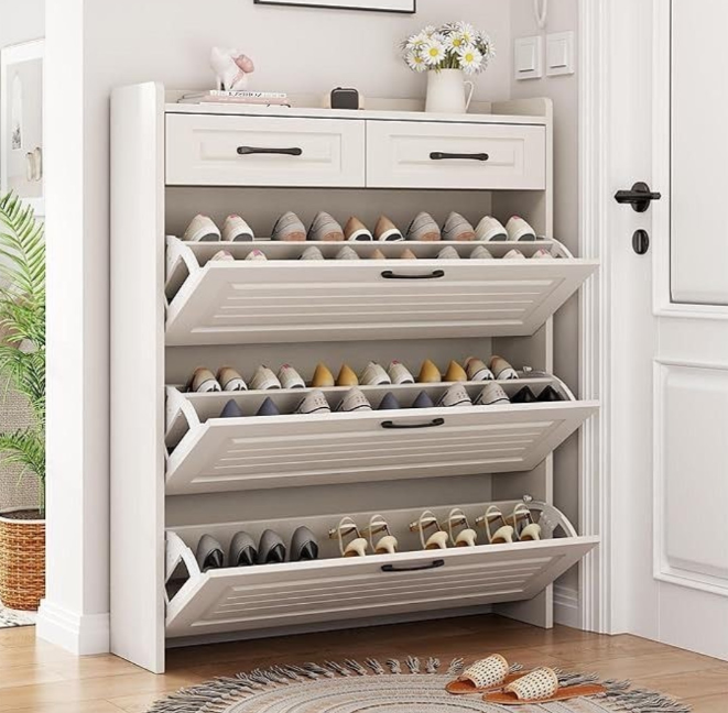 Bucket flip shoe cabinet – Luxury Homes Collections