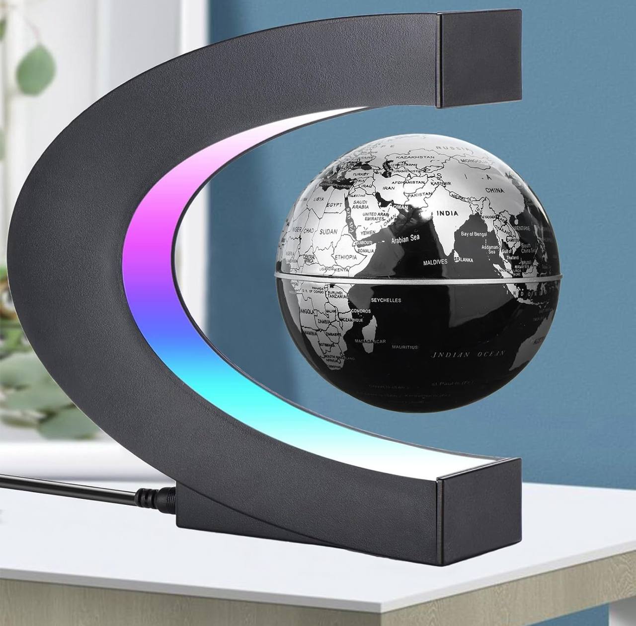 magnetic Floating Globe with world map – Luxury Homes Collections